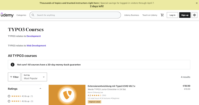 5 Best Courses On TYPO3 For Beginners On Udemy Made For Writers
